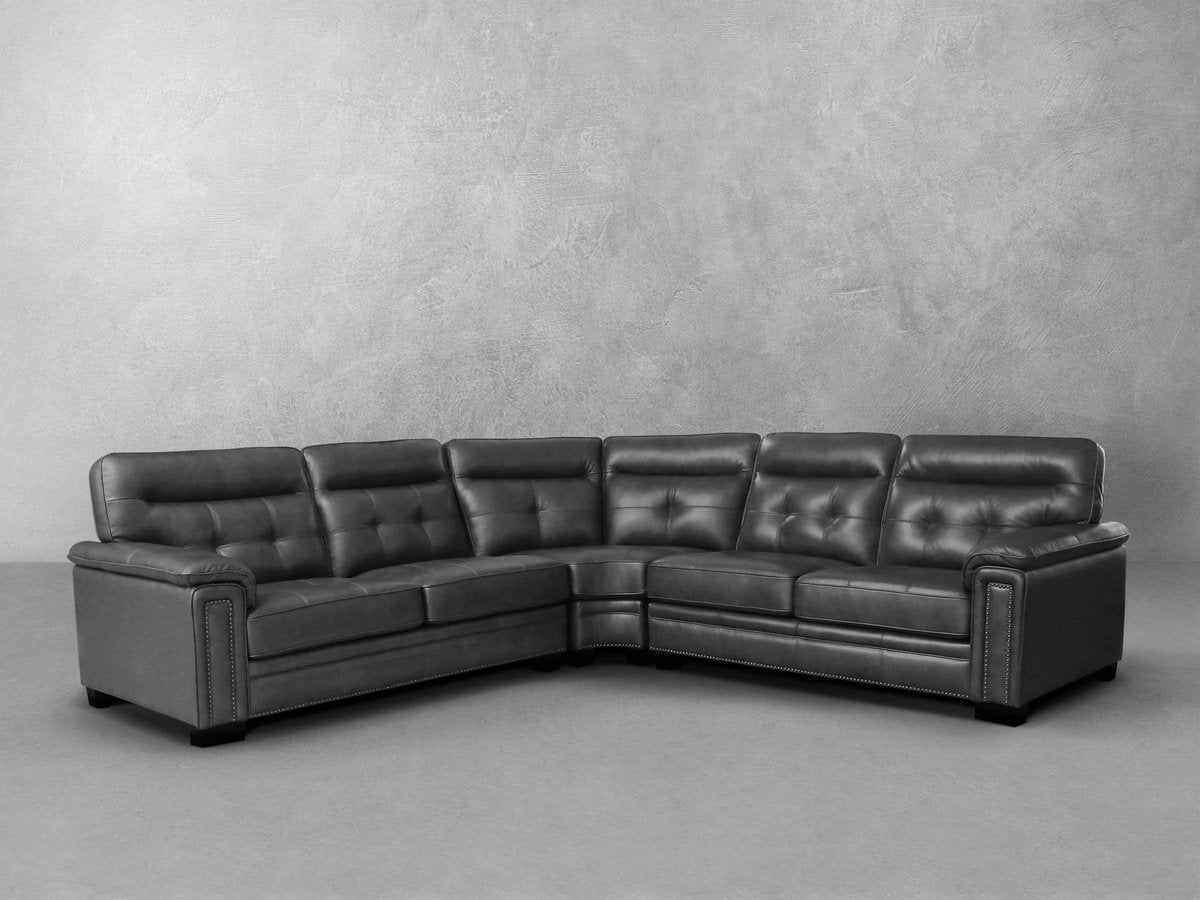 Abbyson living leather sectional store