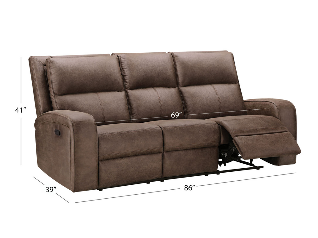 Bryce® Fabric Manual Reclining Sofa