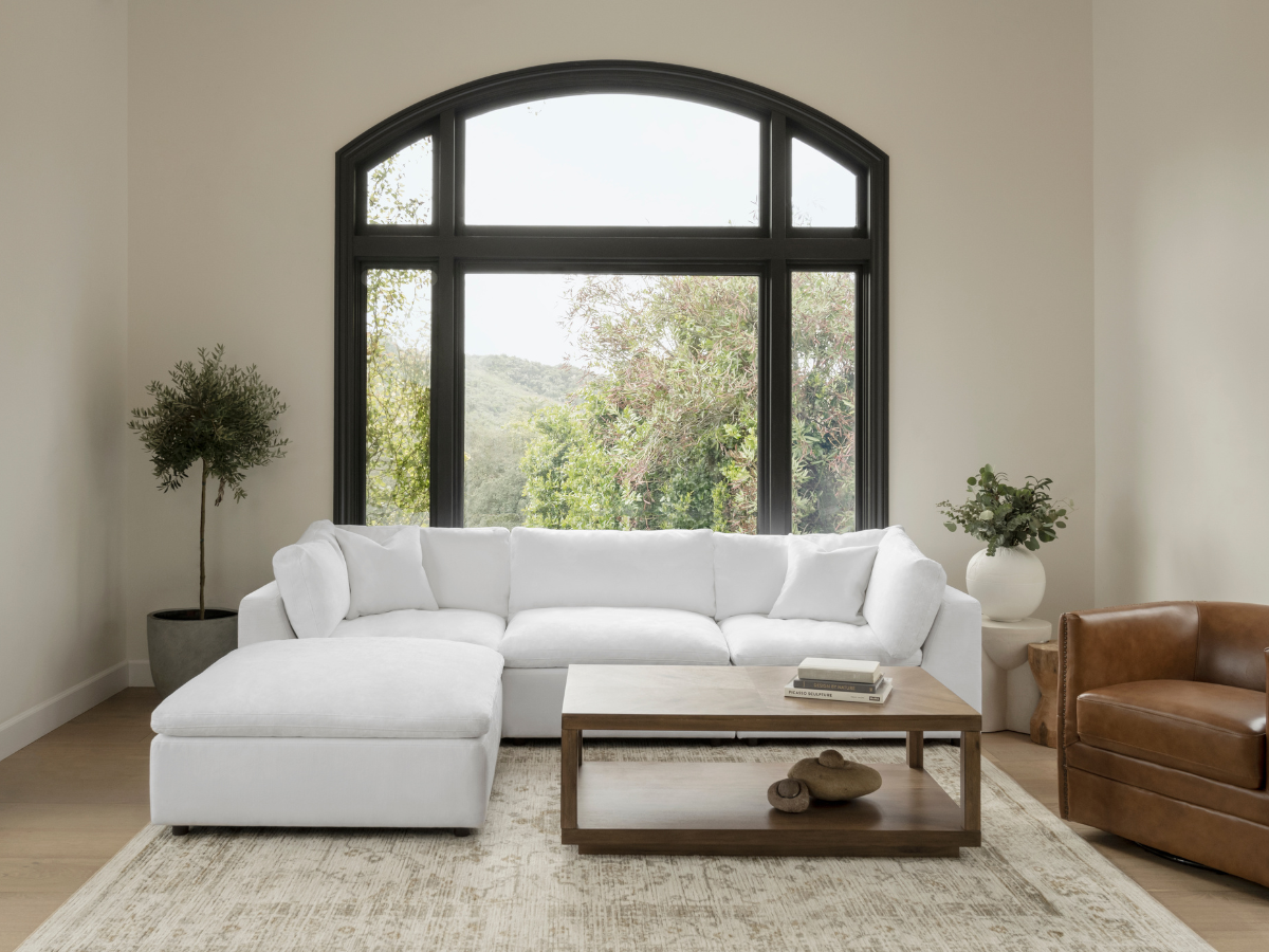 JoJo Fletcher Luxe Feather and Down 4-pc Sectional Set – Abbyson.com