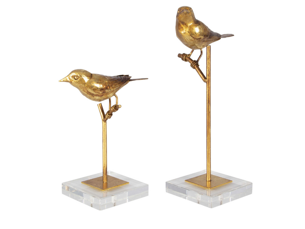 Abbyson Home Penny Bird Sculptures, Set of 2