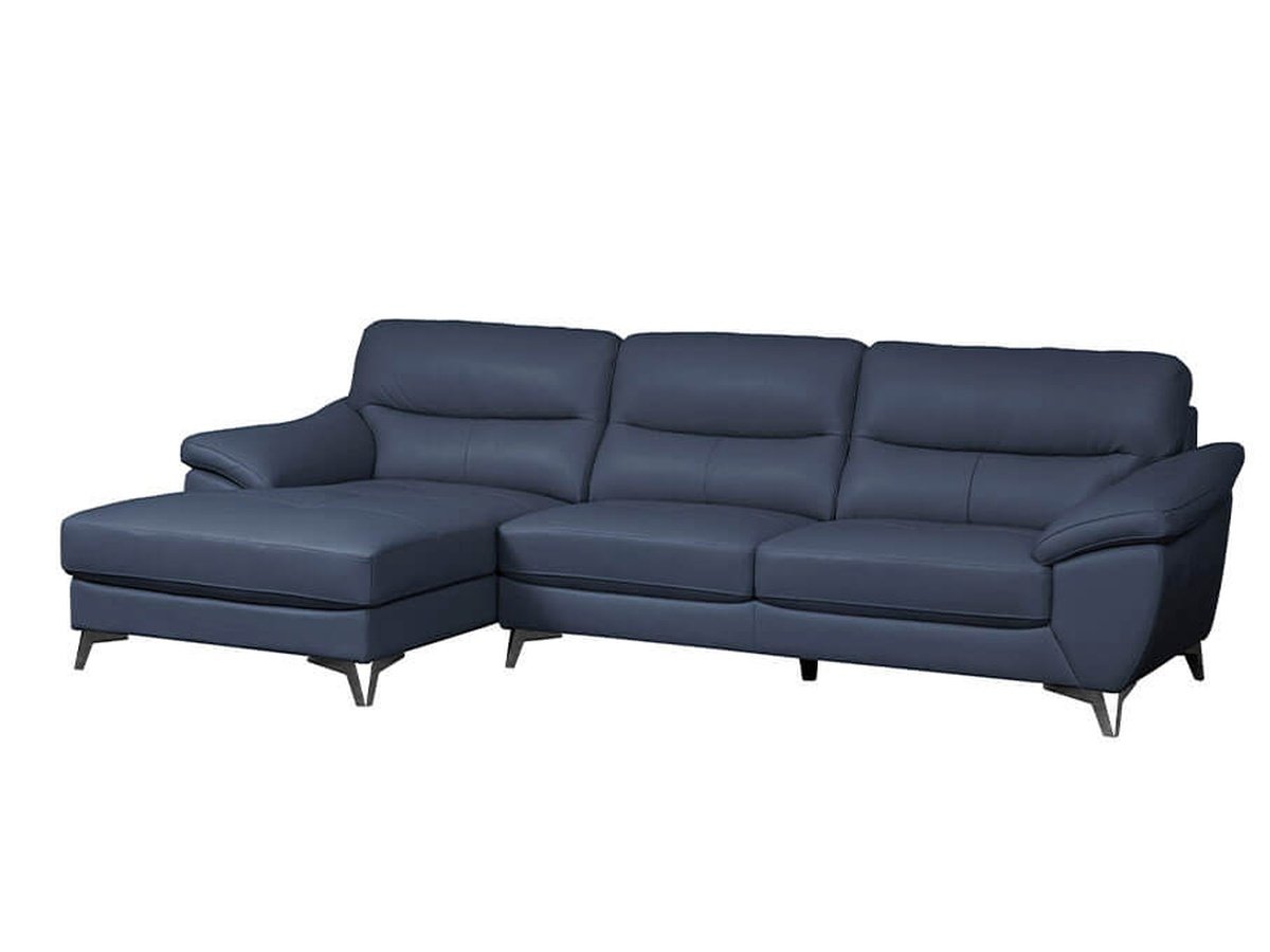 Cadence Top Grain Leather Sectional Abbyson
