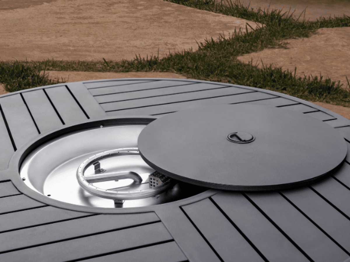 Santino® Outdoor Fire Chat Set with Armchairs