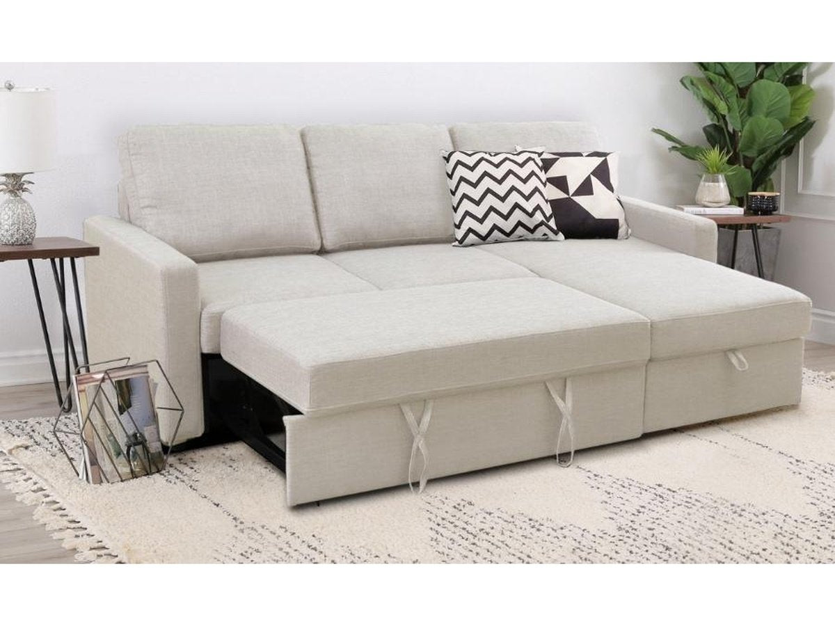 Newton Reversible Storage Sofa Bed Sectional Navy